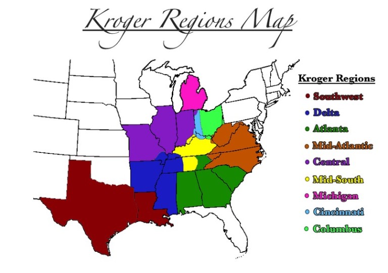 Kroger-Regions-Map - Kroger Couponing