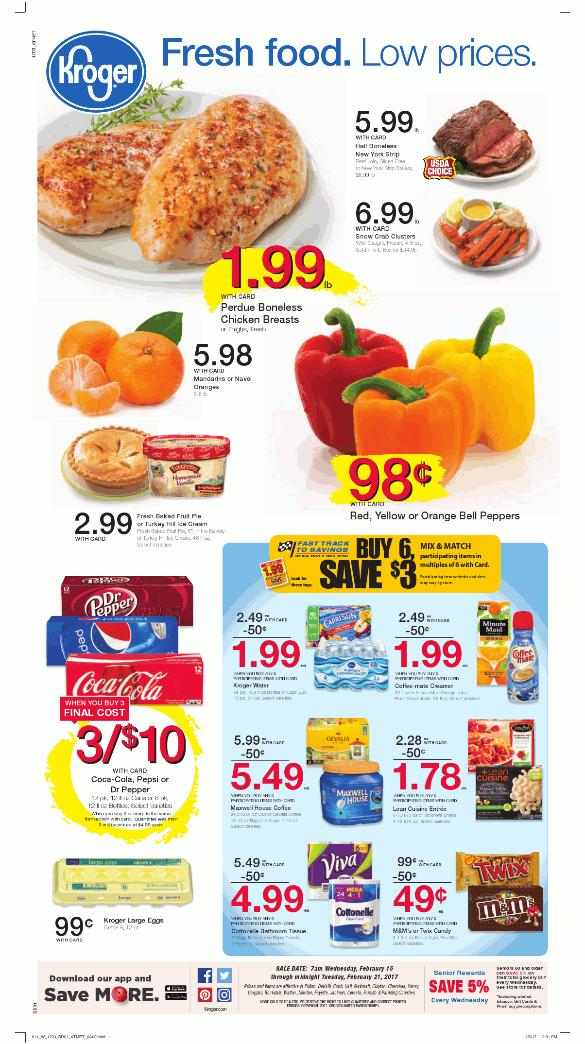 Mega Sale Ad Scan and Match Up - Kroger Couponing