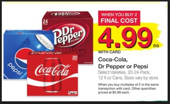 Pepsi Cubes $3.99 - HOT DEAL!! - Kroger Couponing