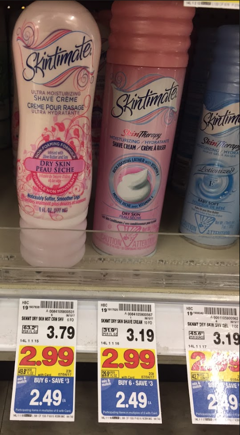 Skintimate Shave Gel Only $1.49 - Kroger Couponing