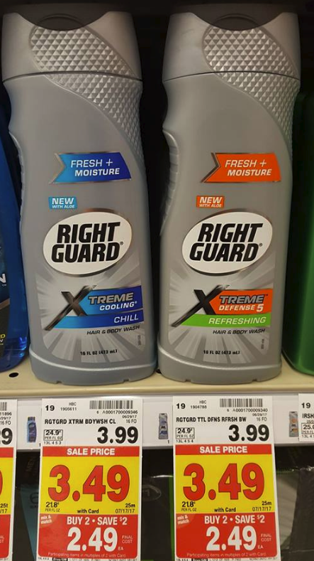 Right Guard Xtreme Body Wash $1.49 - Kroger Couponing