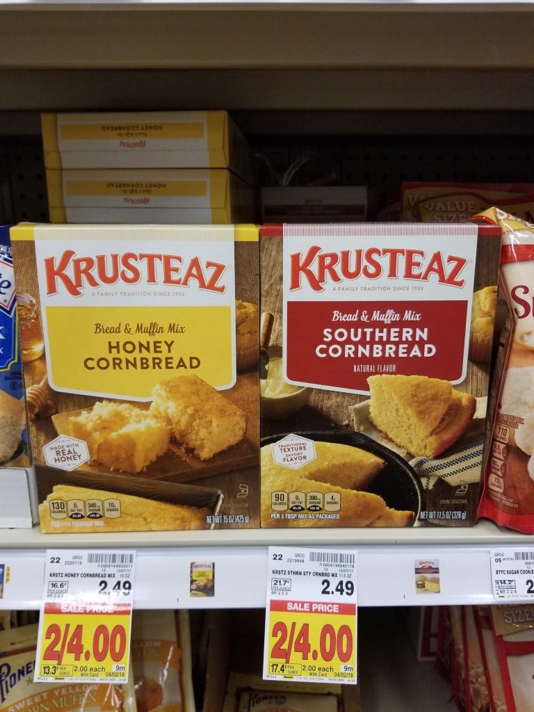 Krusteaz Cornbread just $1.50 - Kroger Couponing