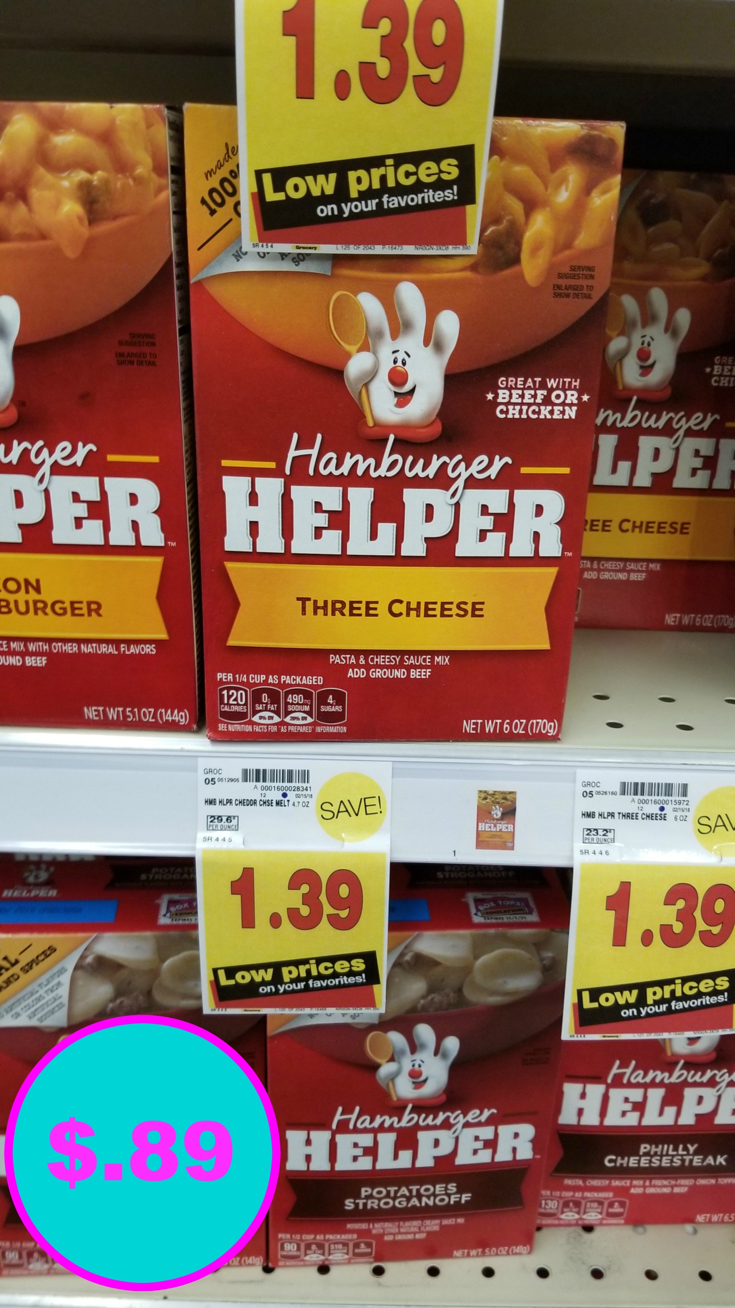 Hamburger Helper just $.89 - Kroger Couponing