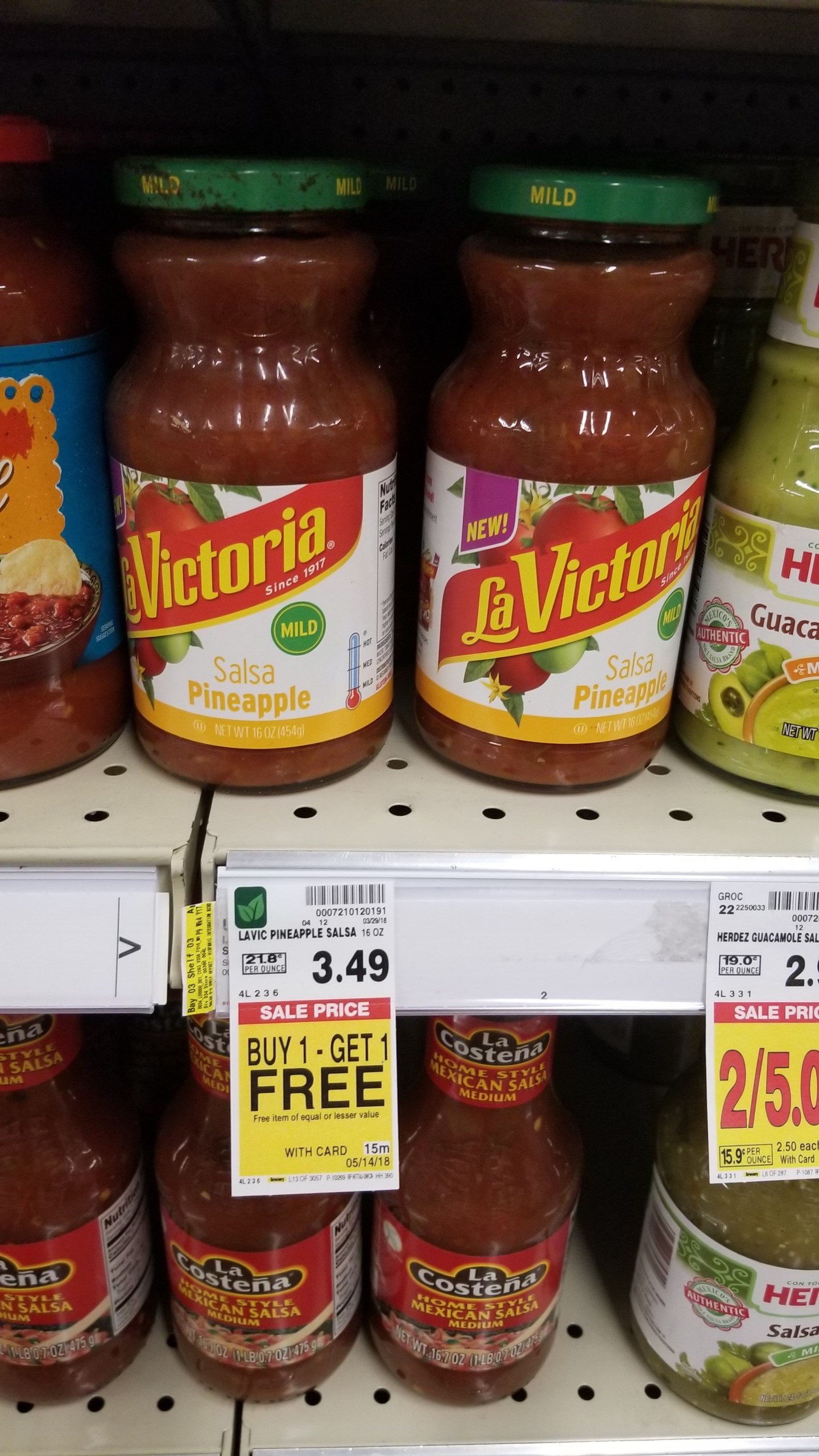 La Victoria Salsa just $.75 - Kroger Couponing