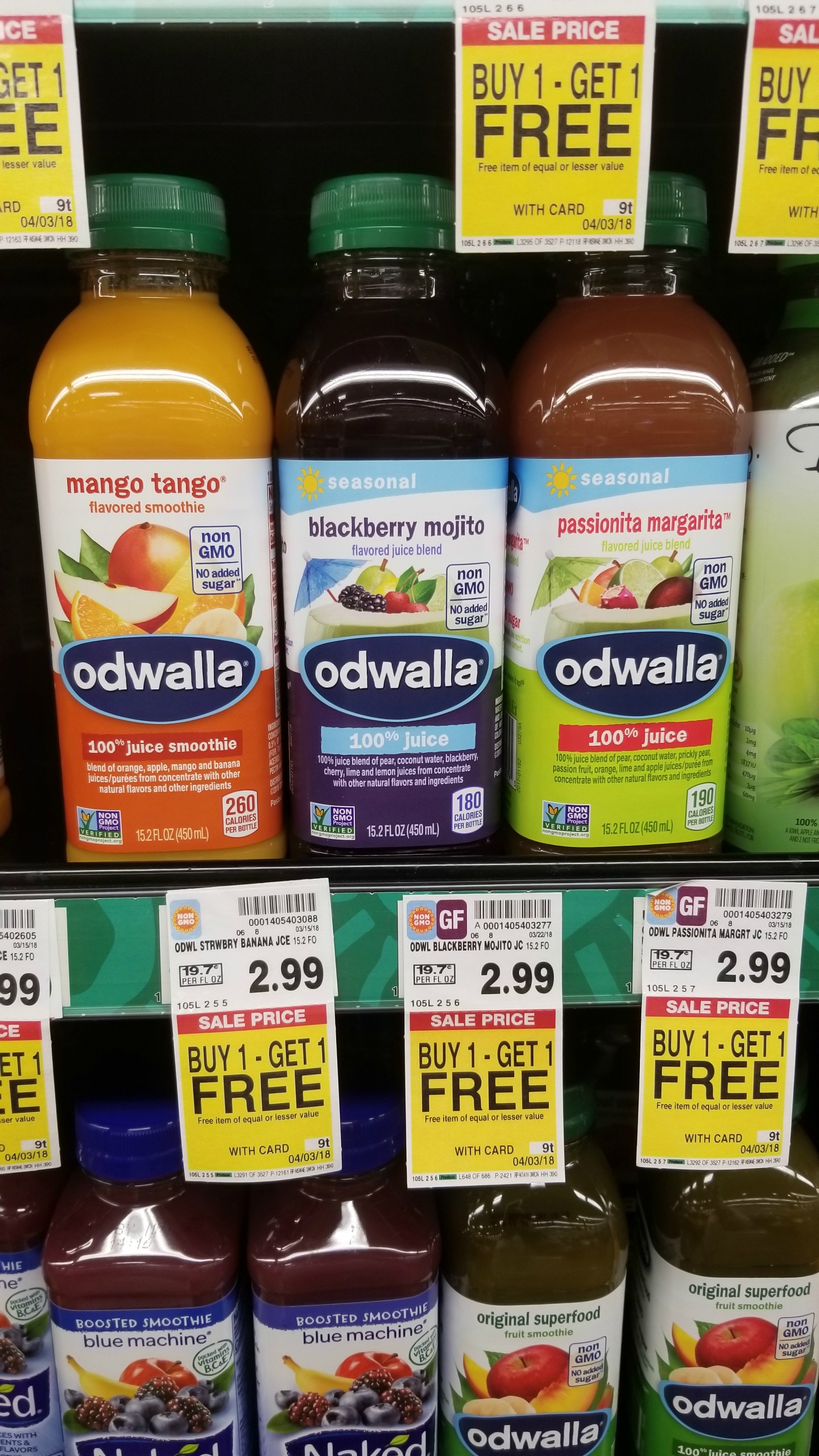 Odwalla Juice just $.75 each! - Kroger Couponing