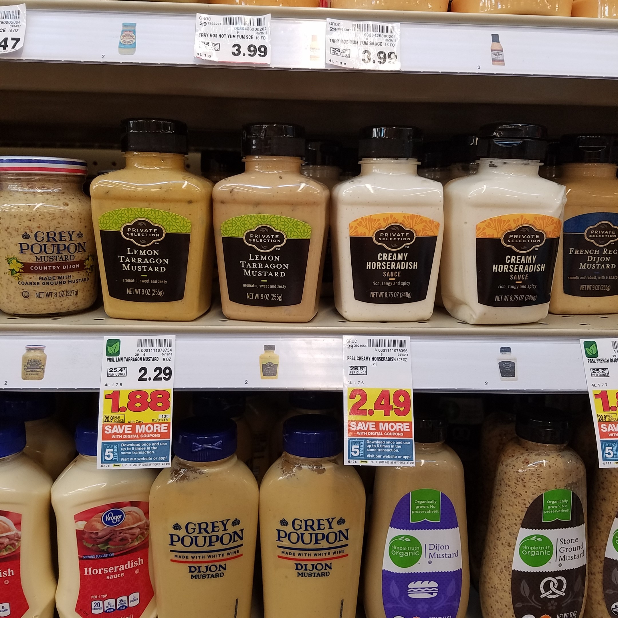 Private Selection Mustard just $1.38 - Kroger Couponing