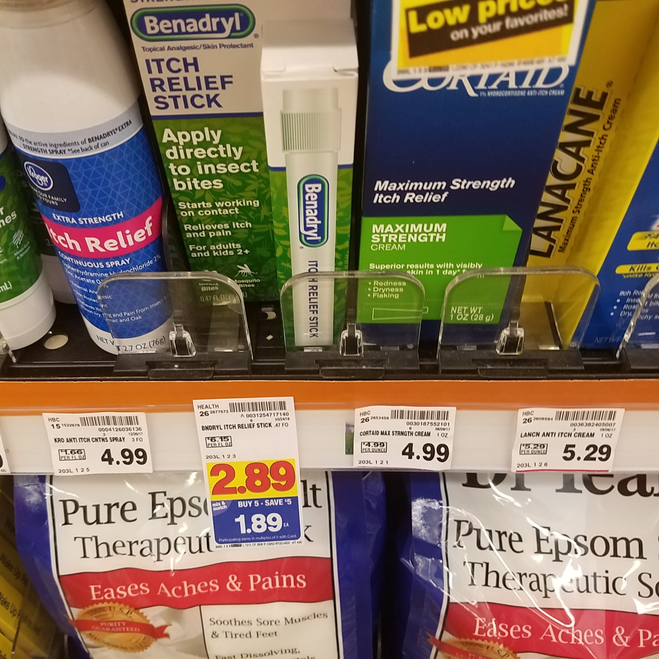 Benadryl Itch Stick just $.89 - Kroger Couponing