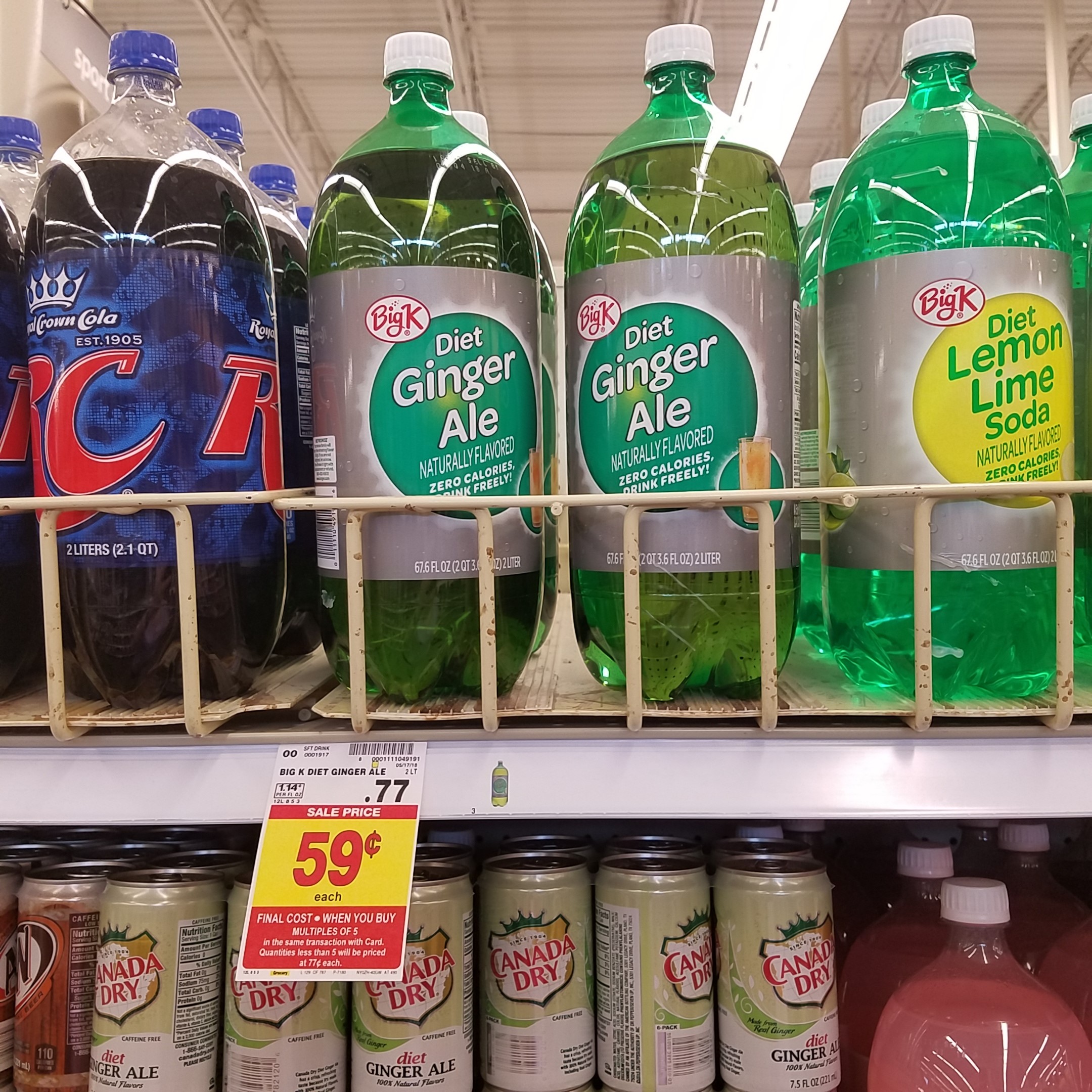 Big K Soda 2 L's just $.59 - Kroger Couponing