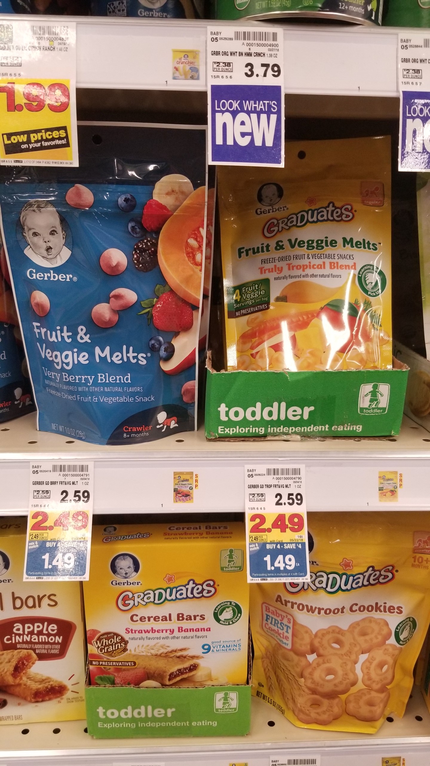 Gerber Snacks just $.87 - Kroger Couponing