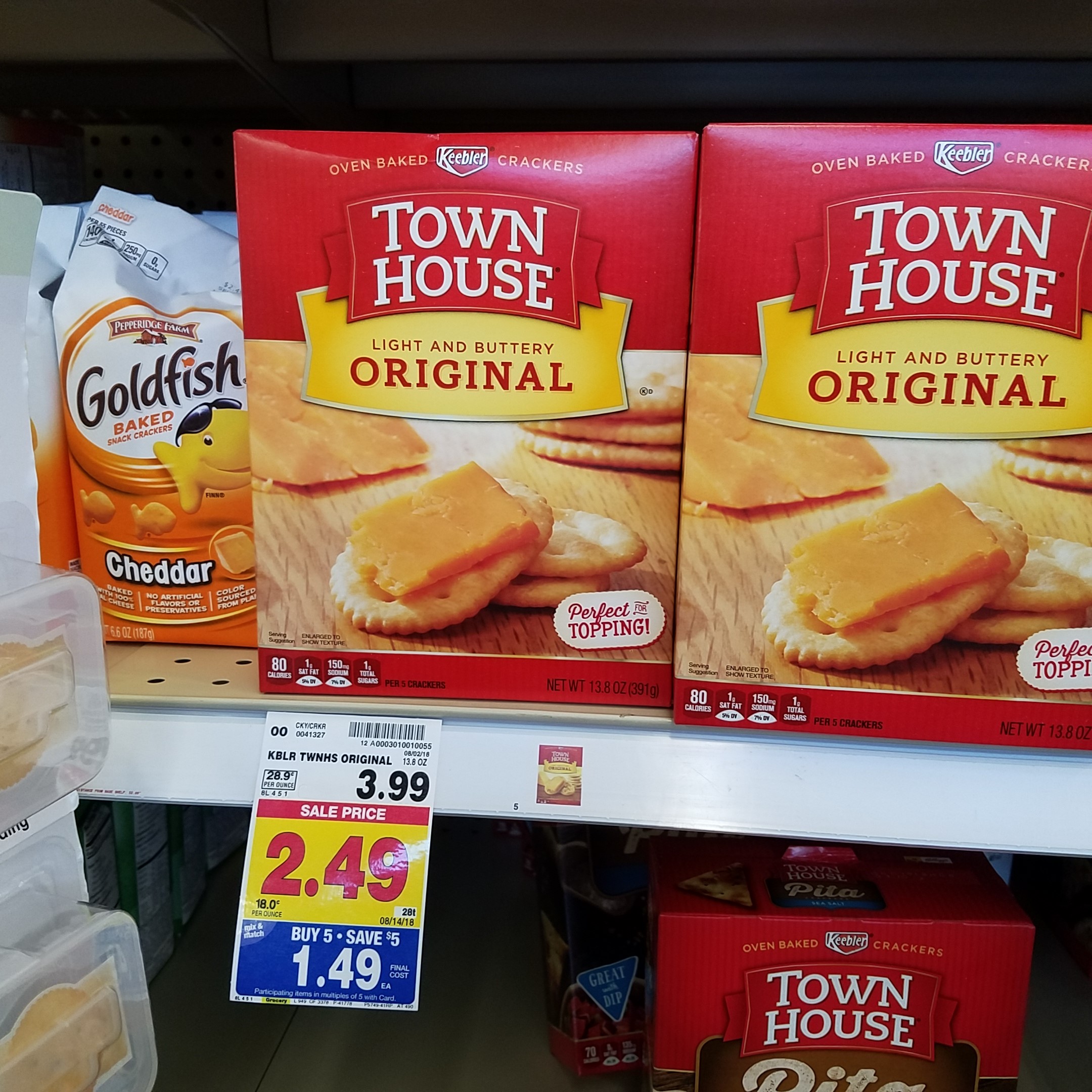 Keebler Town House Crackers just $.49 - Kroger Couponing