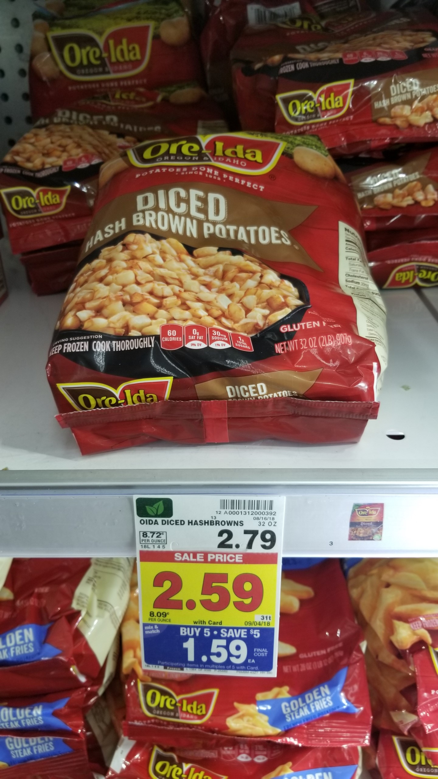 Ore Ida Potatoes as low as $.59 - Kroger Couponing