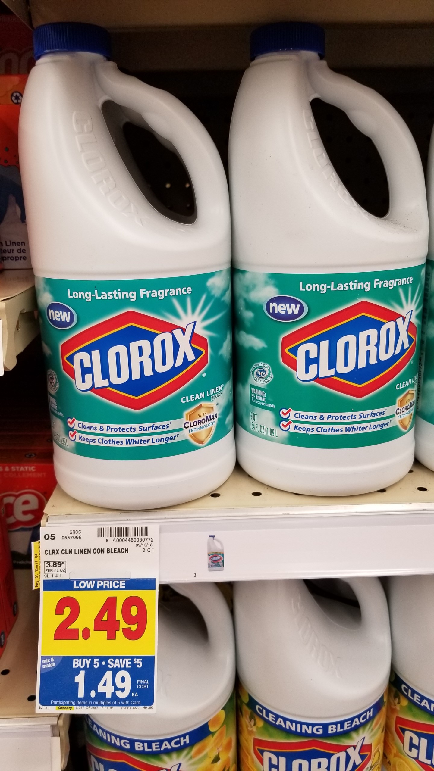 Clorox Liquid Bleach just $.99 - Kroger Couponing