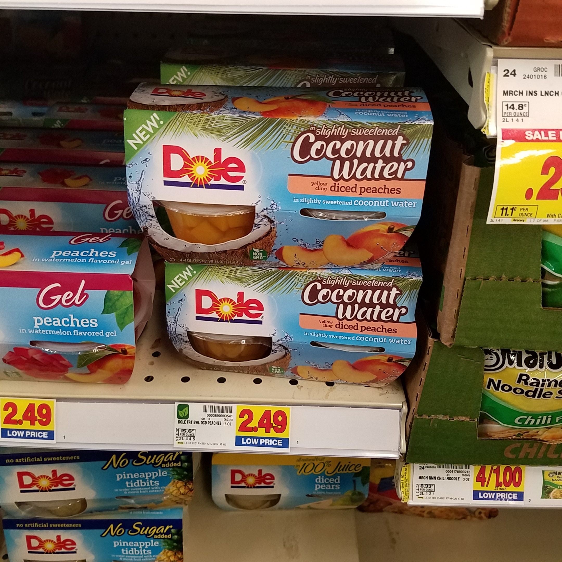 Dole Coconut Water Fruit Bowls just $1.74 - Kroger Couponing