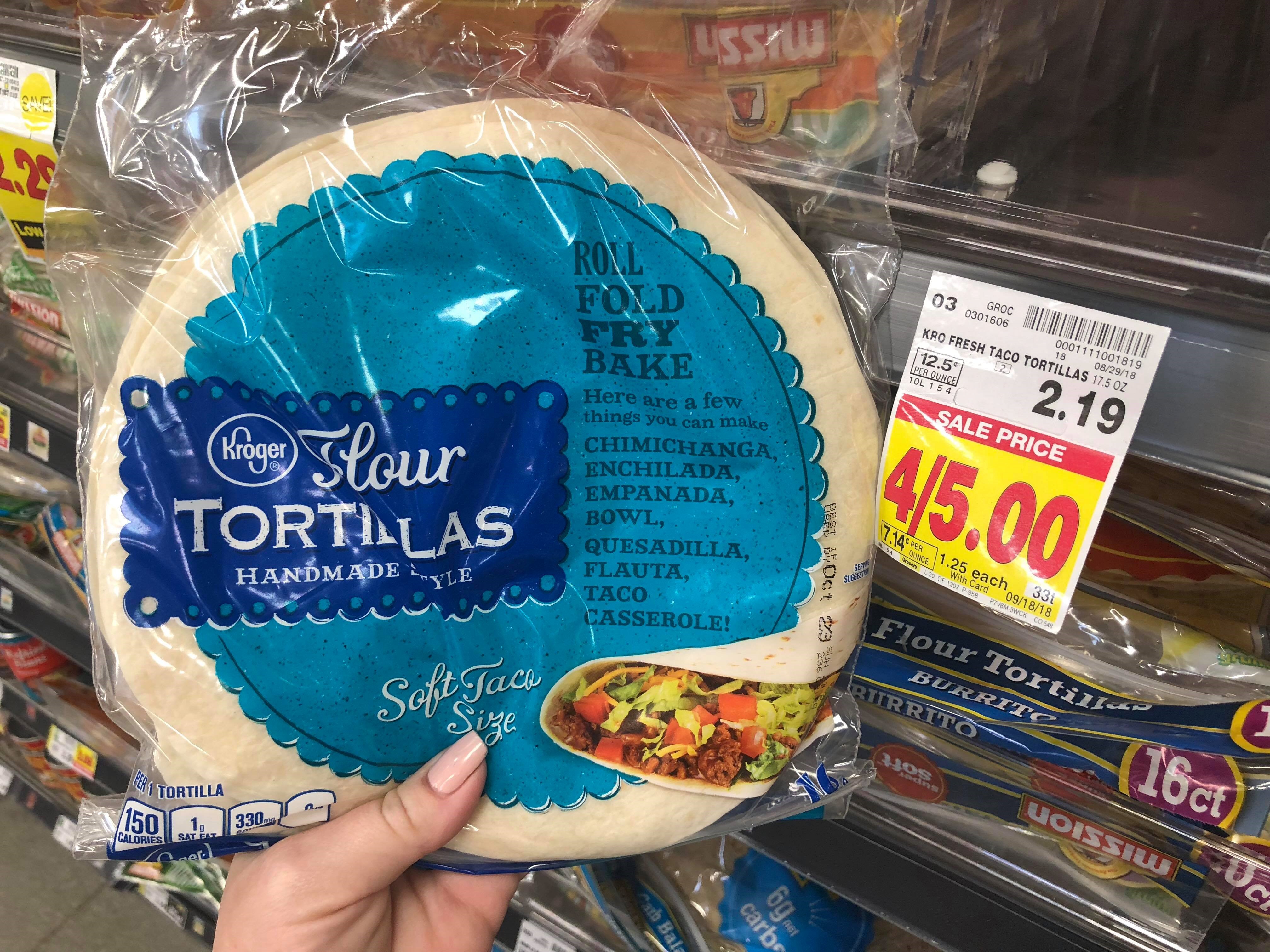 Kroger Flour Tortilla just $.75 - Kroger Couponing
