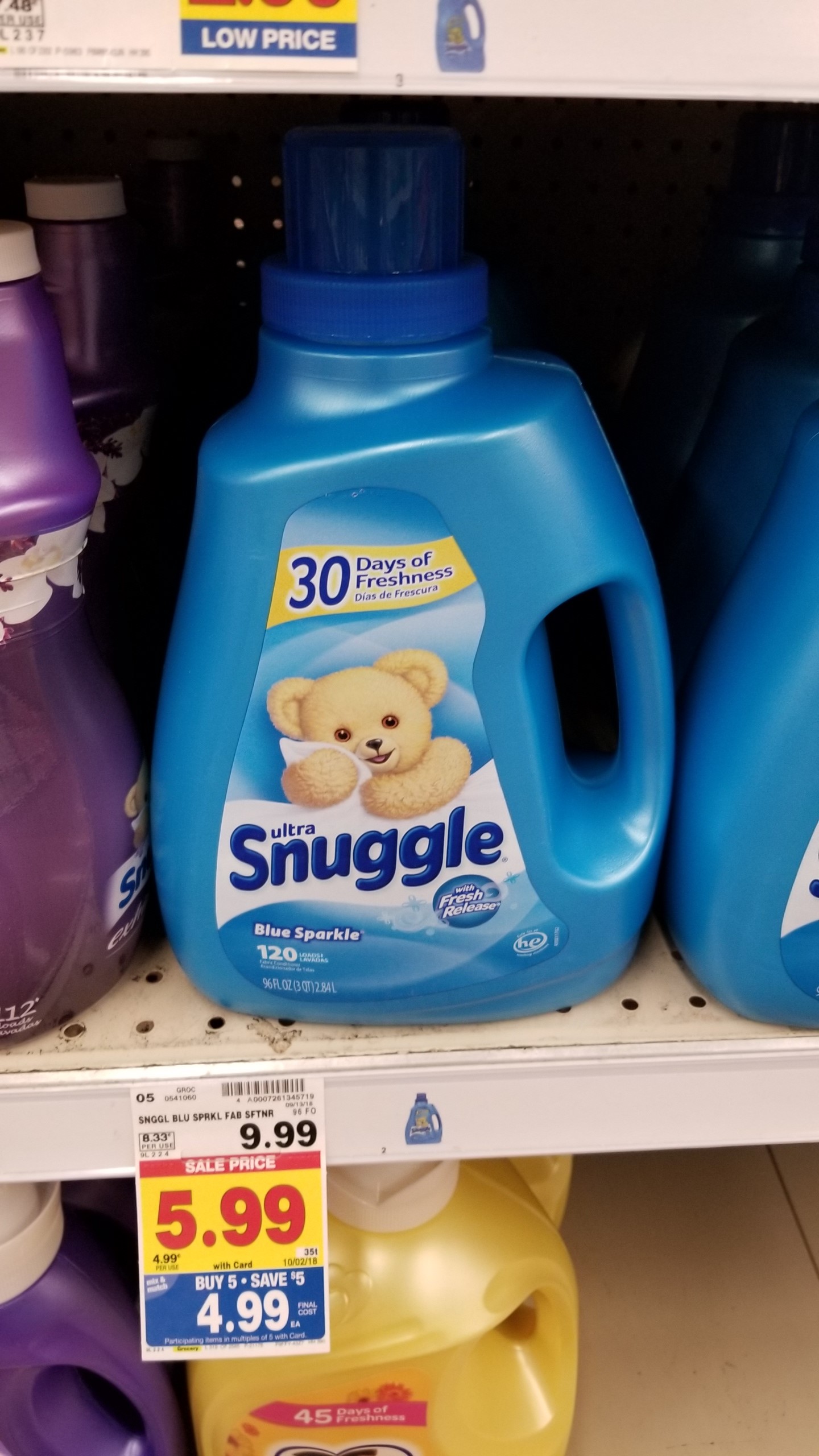 Snuggle Fabric Softener just $3.99 - Kroger Couponing