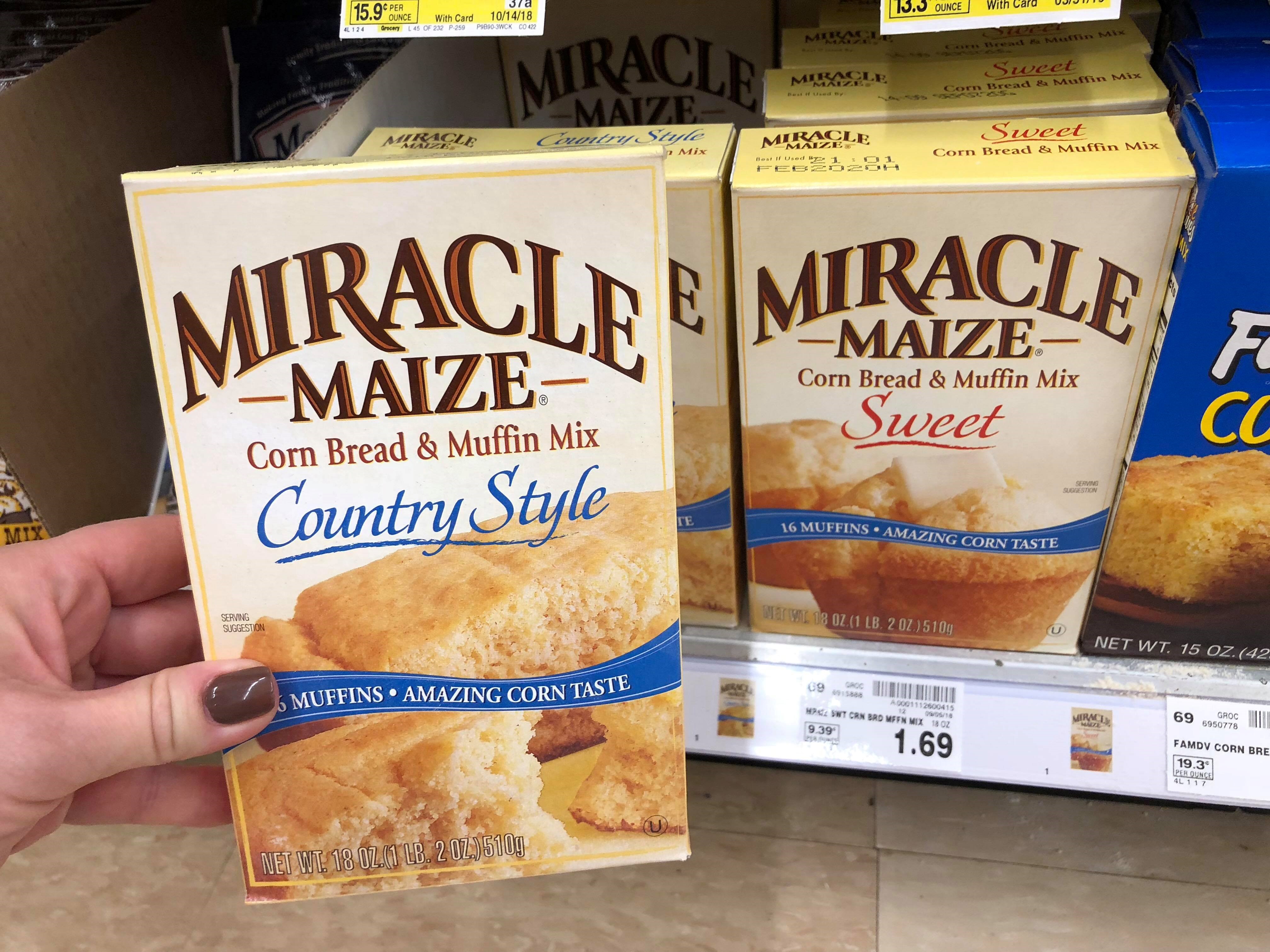 Miracle Maize Corn Bread just $.19 - Kroger Couponing