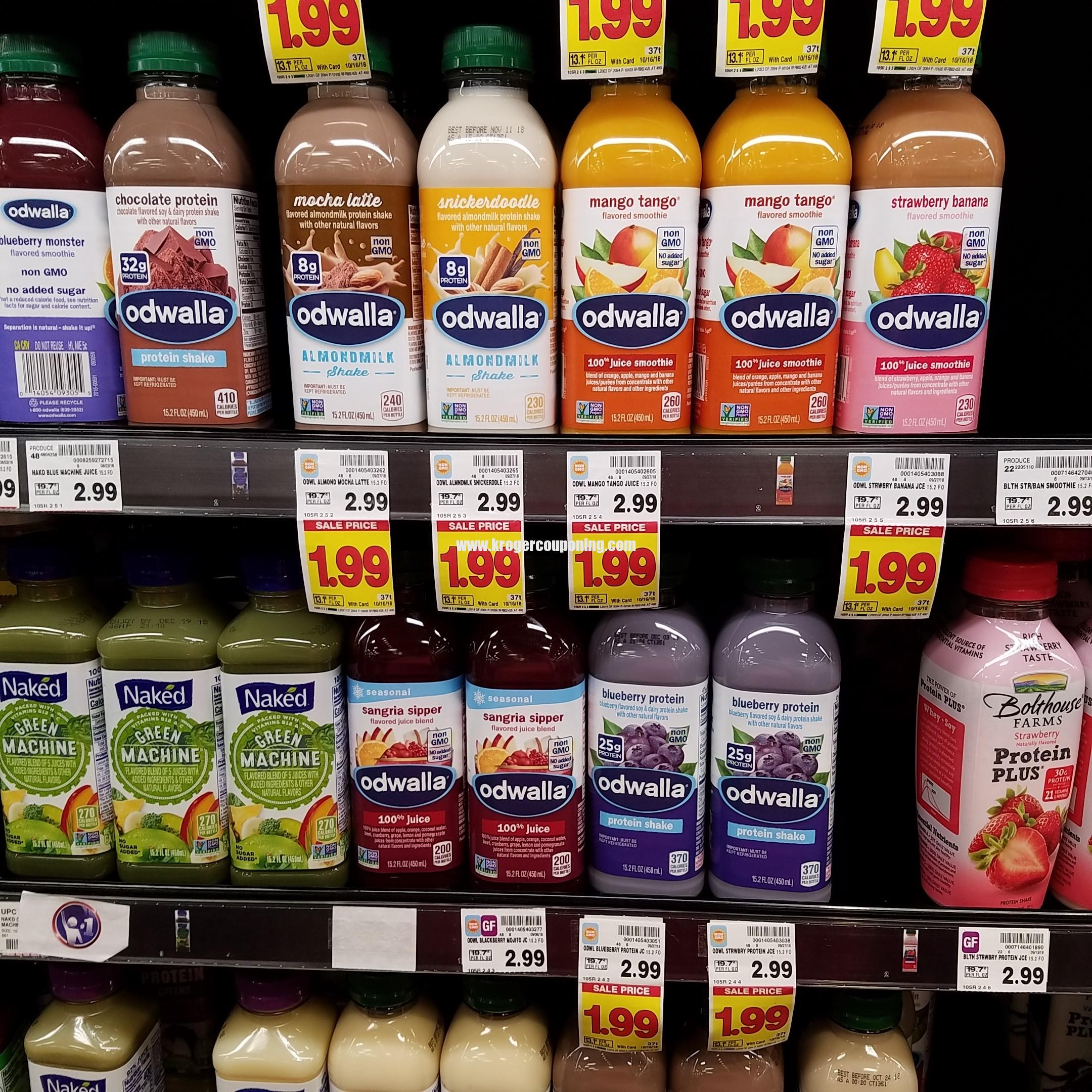 Odwalla Juice Smooties just $1.24 - Kroger Couponing
