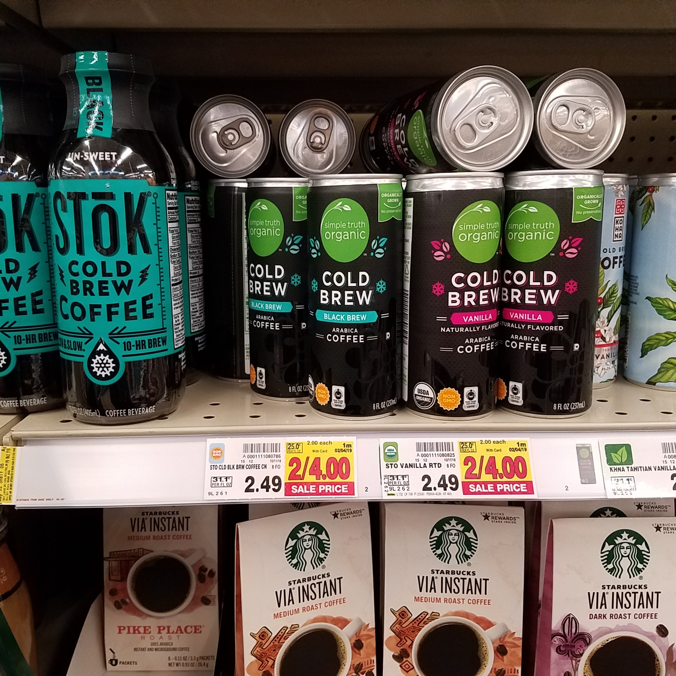 Simple Truth Cold Brew Coffee just $1.50 - Kroger Couponing