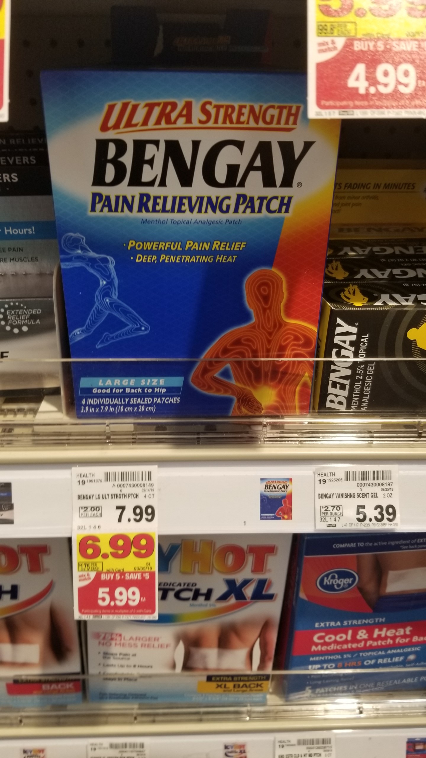 BenGay Patches just $4.99 - Kroger Couponing